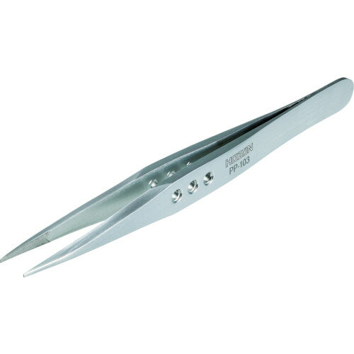 【商品詳細】●強力型ピンセットのハイグレードシリーズです。●全長(mm)：125●幅(mm)：8●先端幅(mm)：1.2●先端：直型・厚肉型●先端(外径×内径mmφ)：8●ステンレス材質：SUS420J2●板厚2.8mm材質/仕上●ステンレ...