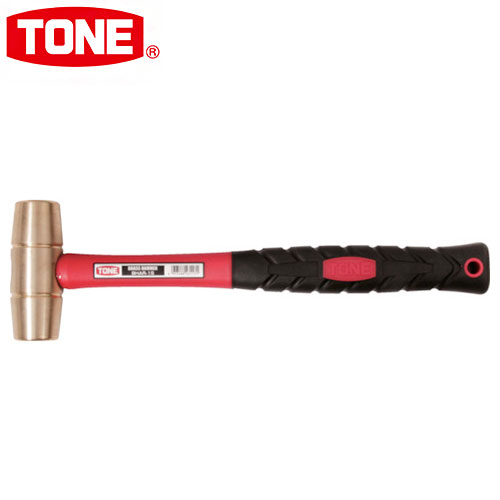 【商品スペック】特長●火花が出ると危険な場所での作業が可能です。●グラスファイバー柄を採用し、軽量で耐久性に優れており●握りやすく、滑りにくいグリップです。用途●治具の取り付け・金型作業用。仕様●頭径(mm)：38●頭長(mm)：106●全...