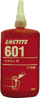 【メーカー型番】601-250【JANコード】6902545354867【ブランド】ロックタイト 　【特徴】●ねじや軸などの金属部品のすき間に入り空気がしゃ断されると硬化します。（空気にふれているときは硬化しません）●ギヤ、シャフト、プーリ...