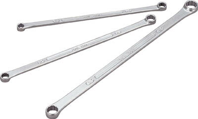 【メーカー型番】M05-1012【JANコード】4953488044485【ブランド】TONE【特徴】●全長が長いので小さな力で締め付け・緩め作業ができます。●めがね部は12角です。【用途】●六角ボルト・ナットの締め付け・緩め作業。【仕様】...