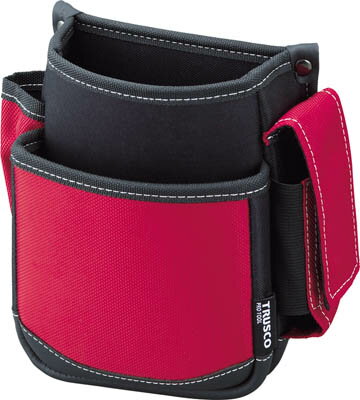 【メーカー型番】TWP2-R【JANコード】4989999111804【ブランド】TRUSCO 　【特徴】●携帯電話が収納できるサイドポケット付です。●摩擦に強いポリエステル1680を使用しています。●小型で使いやすいです。【用途】【仕様】...