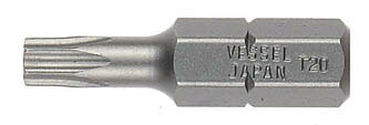 【メーカー型番】A4T6-25.4【JANコード】4907587063359【ブランド】ベッセル【特徴】●自動車関連で多く使われるトルクス[[(R)]]ねじ専用ショートビットです。【用途】【仕様】●刃先:対辺1.65●全長(mm):25.4...