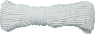 【メーカー型番】A-502【JANコード】4903599111545【ブランド】ユタカ【特徴】●酸・アルカリ・海水などに強く、耐候性に優れ摩擦にも非常に強く、強度に優れたロープです。【用途】●各種結束、テント・タープ用など。【仕様】●色:白...