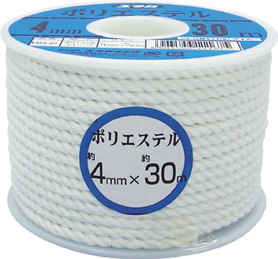 【メーカー型番】RS-1【JANコード】4903599111668【ブランド】ユタカ【特徴】●酸・アルカリ・海水などに強く、耐候性に優れ摩擦にも非常に強く、強度に優れたロープです。【用途】●各種結束、テント・タープ用など。【仕様】●色:白●...