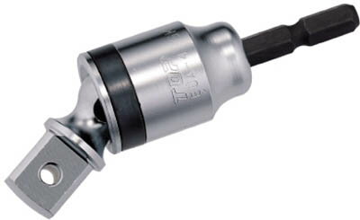 【メーカー型番】EUA-4P【JANコード】4975180222213【ブランド】TOP【特徴】●曲げ角度は30°、コーナー狭所でも楽々作業できます。●インパクト用ソケットを安全に接続するため、付属ピンを連結する穴付です。●電動ドリルでイン...