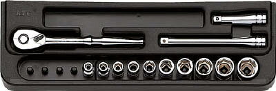 【メーカー型番】TB210B【JANコード】4989433140520【ブランド】KTC【特徴】●ユーザーニーズに合わせた入組内容、使い勝手を考えたレイアウトです。●トレイは割れにくく、丈夫で耐久性に優れた樹脂成形品です。【用途】●汎用工具...