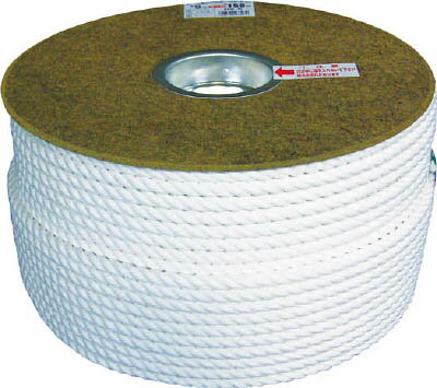 【メーカー型番】PRV-6【JANコード】4903599063073【ブランド】ユタカ【特徴】●手触りが良く扱い易い、耐候性、耐久性に優れた強度の強いロープです。【用途】●各種結束、テント・タープ用等。【仕様】●色:白●線径(mm):12●...