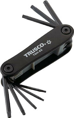 【メーカー型番】TNH8S【JANコード】4989999123586【ブランド】TRUSCO 　【特徴】●いじり止め付きヘックスローブねじに対応します。●ヘックスローブレンチとグリップが90°で固定でき、作業が楽になります。●ポケットナイフ...