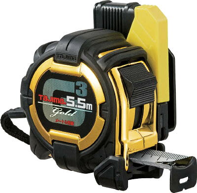 【メーカー型番】SFG3GL25-55BL【JANコード】4975364029355【ブランド】タジマ【特徴】●片手で簡単脱着できる、落下防止用ベルトホルダ付です。【用途】●一般測定用コンベックス。【仕様】●テープ長さ(m):5.5●テープ...