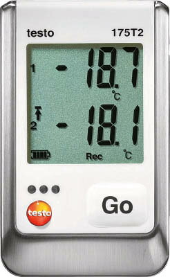 【メーカー型番】TESTO175-T2【JANコード】4029547011092【ブランド】テストー【特徴】●大容量1000000データを記録できる温度ロガーです。●ミニUSBポート・SDカードスロットを搭載しています。●パソコンへのデータ...