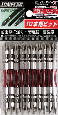 【メーカー型番】TXV-2110M【JANコード】4906842111118【ブランド】サンフラッグ 　【特徴】●当社オリジナルのトーション加工で、左右の回転トルクを吸収する事により、先端の耐久性を大幅にアップしています。●先端がスリム形状...
