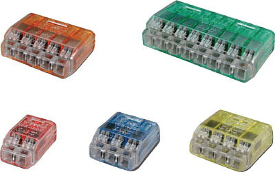 【メーカー型番】T-QL-2【JANコード】4989999254730【ブランド】TRUSCO 　【特徴】●独自の2点接触スプリング構造です。●透明カバーで結線が目視で確認できます。●JIS C2813（屋内配線用差込形電線コネクタ）適合品...