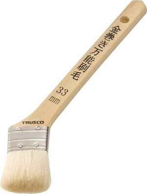 【メーカー型番】TPB-367【JANコード】4989999416374【ブランド】TRUSCO 　【特徴】●一般向け、初めての方でも使い良いです。●狭い所に便利です。【用途】●油性、ニス用。【仕様】●刷毛幅(mm):33●毛丈(mm):3...