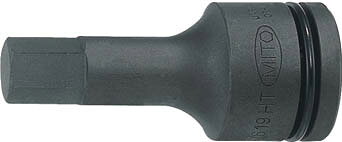 【メーカー型番】P617HT【JANコード】4582103939136【ブランド】ミトロイ【特徴】●差込角19.0mmインパクトレンチ用です。【用途】●作業における六角穴付ボルトや止めネジなどの締めゆるめ用に。【仕様】●対辺寸法(mm):1...