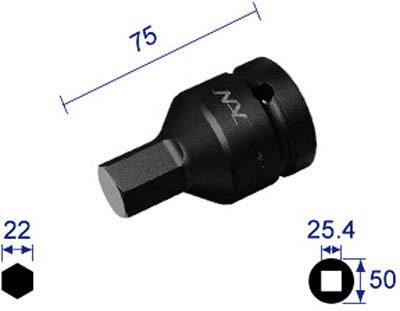 【メーカー型番】822C【JANコード】4560291320882【ブランド】ナック【特徴】●インパクトレンチでの締め付けに対し、耐久性の高い特殊鋼を使用しています。●六角穴付、止めネジ用ボルト専用ショートタイプ【用途】【仕様】●差込角(m...