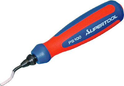 【メーカー型番】PS100【JANコード】4967521305600【ブランド】スーパー【特徴】●パイプの面取りが楽にでき簡単です。●手にフィットするグリップです。●軽量かつ強靭です。●替刃の取り外し・交換が簡単です。●替刃1本を本体に内蔵...