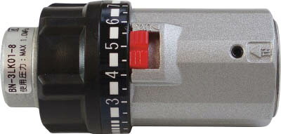 【メーカー型番】BN-3LK01-8【JANコード】4580117341815【ブランド】日本精器【特徴】●エア工具に直接取付が可能です。（リリーフ機構付）●ハンドル目盛りが出口圧力の目安を表します。●ハンドルの出っ張りが無くコンパクトです...