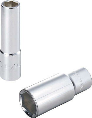 【メーカー型番】4S-14L【JANコード】4953488020076【ブランド】TONE【特徴】●ボルトが突出したナットを回すのに最適です。●深い箇所のナットに最適です。【用途】【仕様】●対辺寸法(mm):14●差込角(mm):12.7●...
