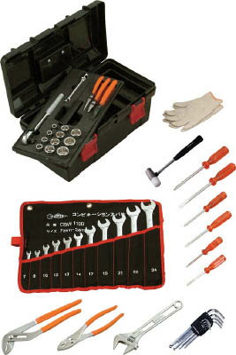 【メーカー型番】S6500N【JANコード】4967521310826【ブランド】スーパー【特徴】●機械・自動車・農機の整備に適した工具セットです。【用途】【仕様】●ケース色:ブラック●ケース寸法(mm)間口×奥行×高さ:445×240×2...