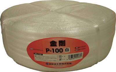【メーカー型番】P-100W【JANコード】4986782000864【ブランド】ツカサ【特徴】●幅広く使える結束ひもです。【用途】●一般荷造り。【仕様】●標準幅(mm):100●色:白●長さ(m):1000●質量(kg):1.5【材質／仕...