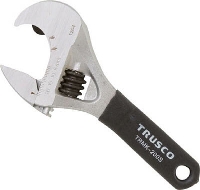 【メーカー型番】TRMK-150S【JANコード】4989999206296【ブランド】TRUSCO 　【特徴】●手のひらサイズのショートタイプなので、作業場所が限られている狭所などに大変便利です。●一度ナットを合わせたら、手首のひねり・反...