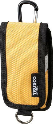 【メーカー型番】TCTC1202-Y【JANコード】4989999033083【ブランド】TRUSCO 　【特徴】●超はっ水加工です。●カラビナ付（アルミ製）です。●現場で使用する携帯電話の収納に最適です。【用途】【仕様】●幅(mm):75...