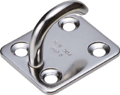 【メーカー型番】TOIP-8【JANコード】4989999180992【ブランド】TRUSCO 　【特徴】●4ヵ所を止めるタイプです。【用途】●支柱や壁面などへの取り付けに。【仕様】●使用荷重(kN):0.20●H(mm):32.0●D(m...