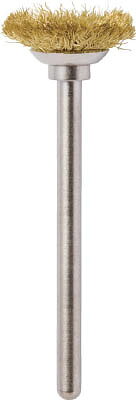 【メーカー型番】153B-3【JANコード】4989999148732【ブランド】TRUSCO 　【特徴】●コンパクトで高速回転軸のため操作しやすく、作業性に優れたベベル型ブラシです。●軸付なので取り付け交換が容易です。【用途】●ベベル型で...