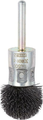 【メーカー型番】30WKH-6【JANコード】4989999148916【ブランド】TRUSCO 　【特徴】●底面方向および、側面方向同時に研磨できます。●自動機、ボール盤など、回転工具に取り付けて使用します。【用途】●各種金属のサビ、汚れ...