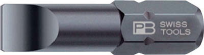 【メーカー型番】C6-135-1【JANコード】7610733206056【ブランド】PBスイスツールズ【特徴】●強度と精度に優れた差込角1／4インチ（6．35mm）のショートマイナスビットです。【用途】【仕様】●全長(mm):25●刃先(...