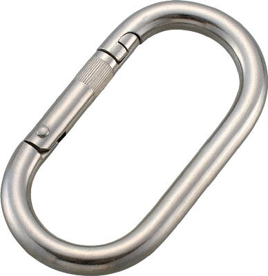 【メーカー型番】TKB-1【JANコード】4989999299359【ブランド】TRUSCO 　【特徴】●スプリングフックです。●バネの力で開口部分が戻ります。【用途】●チェーン・ワイヤ・ロープ等の連結金具として、また端末の金具のジョイント...