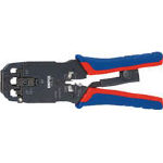 【メーカー型番】18963【JANコード】4003773043188【ブランド】KNIPEX【特徴】●平行に力を加えますので確実に圧着できます。●長さ6mmおよび12mm切断用のカッターとケーブル分解用ナイフを装備しています。【用途】●電話...