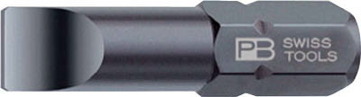 【メーカー型番】C6-135-3【JANコード】7610733015863【ブランド】PBスイスツールズ【特徴】●強度と精度に優れた差込角1／4インチ（6．35mm）のショートマイナスビットです。【用途】【仕様】●全長(mm):25●刃先(...