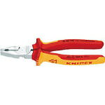 【メーカー型番】0206-180【JANコード】4003773010012【ブランド】KNIPEX【特徴】●欧州規格EN60900適合品で1000V絶縁仕様です。●つかみ面は板やパイプに対応する形状で、幅広い用途で使用できます。●サイドカッ...