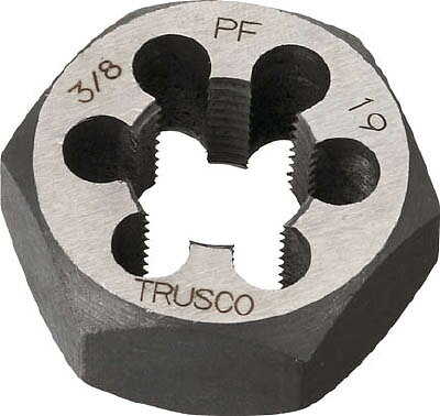 【メーカー型番】TD6-1PF11【JANコード】4989999232196【ブランド】TRUSCO 　【特徴】●ボルトやねじをさらえる（きれいにする）時に使用します。●モンキーレンチにて作業ができます。●ねじ山を修正する際の丸ダイスにかわ...