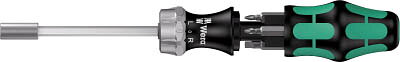 【メーカー型番】343691【JANコード】4013288168542【ブランド】Wera【特徴】●テール部をプッシュすると本体中央部分が開口し、中に納まっているビットを交換して使用することができます。【用途】【仕様】●セット内容(点):6...