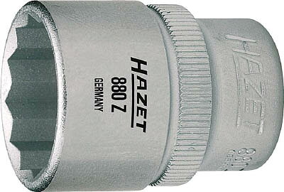 【メーカー型番】880Z-10【JANコード】4000896041848【ブランド】HAZET【特徴】●スタンダード12角（12ポイント）ソケットです。●トラクションプロファイル（六角内の面でトルクを受ける構造）によりボルトナットに的確に作...
