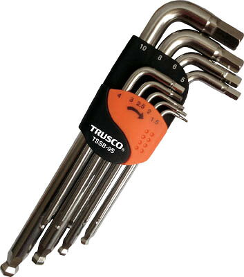 【メーカー型番】TSSB-9S【JANコード】4989999269765【ブランド】TRUSCO 　【特徴】●ホルダが回転でき、各サイズのレンチの出し入れがしやすいです。●ホルダが回転でき、各サイズの六角棒レンチの出し入れがしやすいです。●...