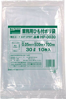 【メーカー型番】HP-0070【JANコード】4989999277715【ブランド】TRUSCO 　【特徴】●何度でも開け閉め可能です。●素早く開閉できます●ゴミ以外の収納にも最適です。●厚みがあり、破れにくくなっています。【用途】●扇風機...