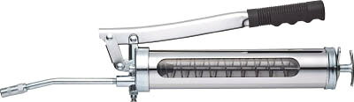 【メーカー型番】PH-400TM【JANコード】4989999265569【ブランド】TRUSCO 　【特徴】●グリスの残量が一目でわかるスケルトンタイプです。【用途】【仕様】●1回吐出量(cc):1.2●ノズル長さ(mm):160●油槽径...