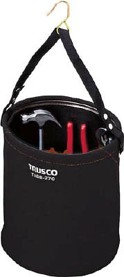 【メーカー型番】TADB-270【JANコード】4989999256789【ブランド】TRUSCO 　【特徴】●日本製の高品質な縫製を施した電工バケツです。●防水加工布を使用しています。●底面ベニヤ板入りです。●工具差し用アタッチメント付き...