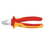 【メーカー型番】7006-125【JANコード】4003773018124【ブランド】KNIPEX【特徴】●欧州規格EN60900適合品で1000V絶縁仕様です。●様々な場面で活躍する汎用性の高い斜ニッパーです。●高品質な原材料を用いること...