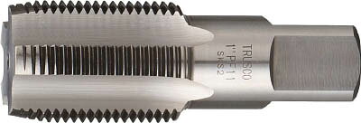 【メーカー型番】T-KN-PF3/4【JANコード】4989999317633【ブランド】TRUSCO 　【特徴】●管用平行ねじ用のタップです。【用途】●被削材:鋳鉄、軽金属。【仕様】●精度:JIS3級●呼び寸:3/4●山数:14●ねじ長(...
