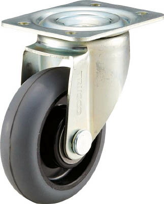 【メーカー型番】TYS-100GU【JANコード】4989999334630【ブランド】TRUSCO 　【特徴】●自在車・固定車が同一の取付ピッチです。【用途】【仕様】●車輪径D(mm):100●取付高H(mm):132●車輪幅(mm):3...
