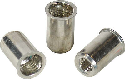 【メーカー型番】NAK6M【JANコード】4963202013253【ブランド】エビ　【特徴】●エビナットはナットとリベットの両方の長所を兼ねそなえた、ブラインドファスナーです。●タップ立ての難しい薄材やパイプ・溶接のできないプラスチック板...