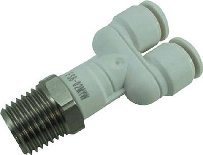 【メーカー型番】FS6-02MYW【JANコード】4537327046467【ブランド】チヨダ【特徴】【用途】【仕様】●適合チューブ外径D(mm):6×6●接続口径:R1/4●質量(g):18.8●使用流体:空気、水●流体温度:-5〜60℃...