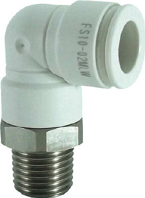 【メーカー型番】FS10-02MLW【JANコード】4537327046184【ブランド】チヨダ【特徴】【用途】【仕様】●適合チューブ外径D(mm):10●接続口径:R1/4●質量(g):22.7●使用流体:空気、水●流体温度:-5〜60℃...