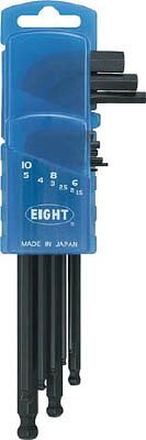 【メーカー型番】016-1510D【JANコード】4984798106440【ブランド】エイト【特徴】●ボールポイントは球状に切削加工してあるので約25°傾けて使用でき、ボルトの仮締めが早く、作業性がアップします。●ドアホルダーはレンチとホ...
