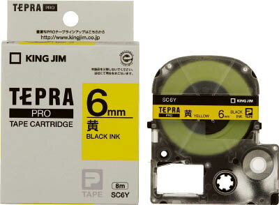 【メーカー型番】SC-6Y【JANコード】4971660764600【ブランド】キングジム 【特徴】【用途】【仕様】●テープ幅(mm):6●テープ色:黄●テープ長さ(m):8●エコマーク認定品【材質／仕上】【セット内容／付属品】【注意】【原...