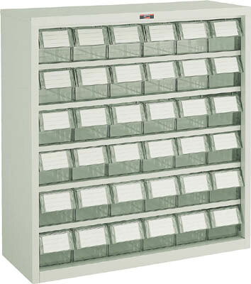 【商品詳細】●間口(mm):844●奥行(mm):320●高さ(mm):880●最大積載量(kg/台):180●付属品:棚板5枚●引出し:MM-1N 6列6段●引出し色:透明●均等積載量(kg/段):70●オープンタイプ●本体:スチール●仕...